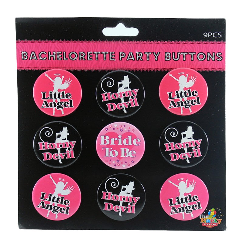 BACHELORETTE PARTY BUTTONS – The Party Station