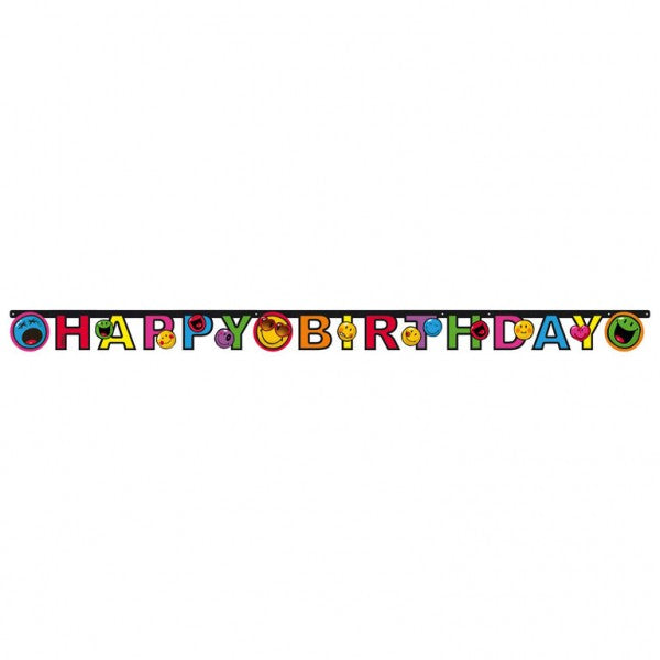 SMILEY EMOJI EXPRESS YOURSELF BANNER – The Party Station