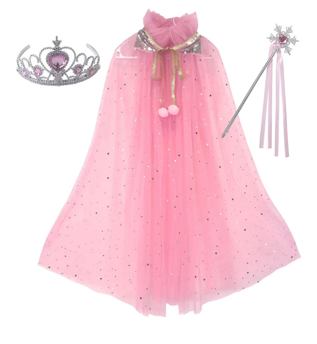 SPARKLE TULL CAPES PINK – The Party Station